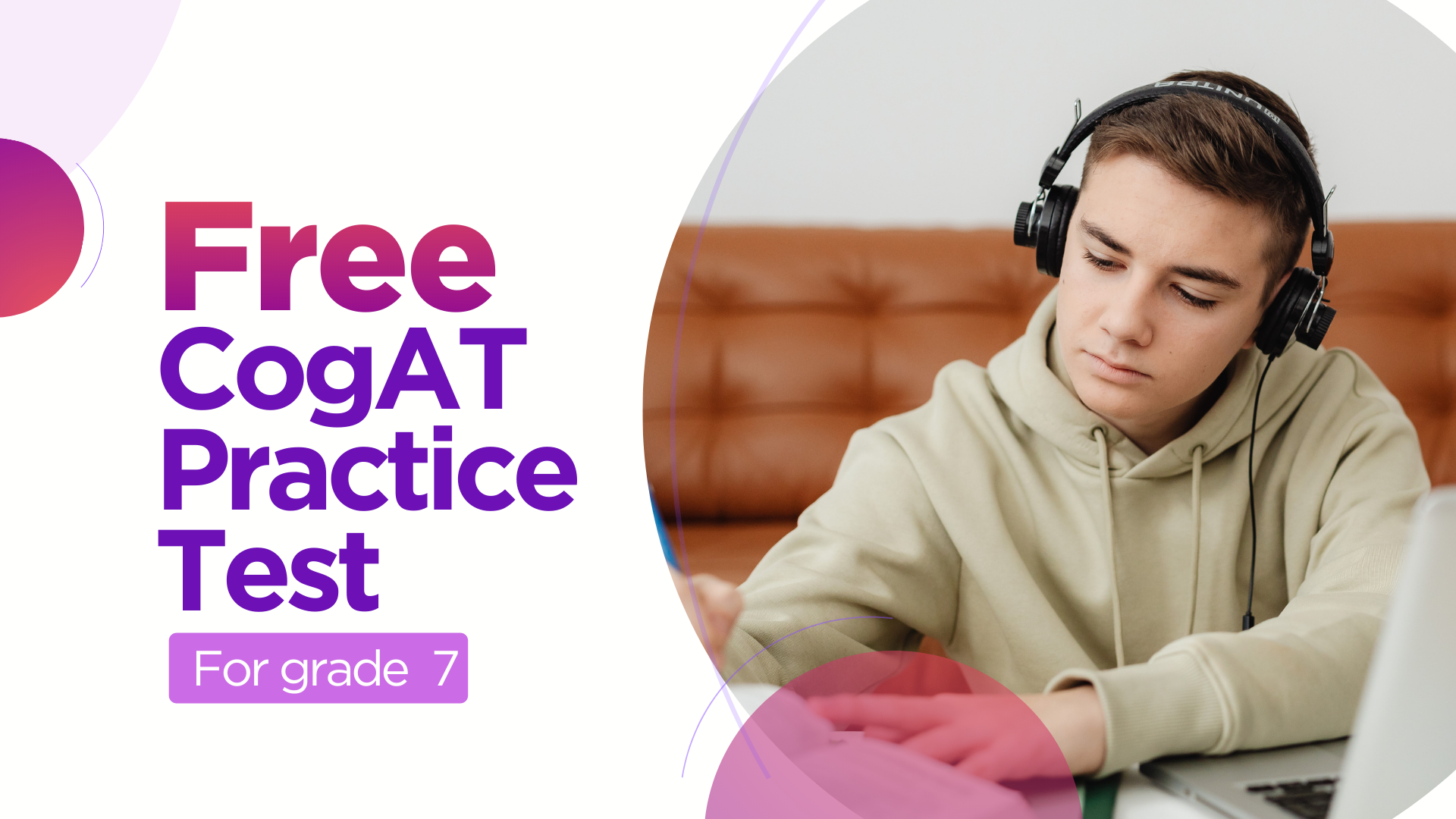 CogAT Practice: Number Series & Number Puzzles for Grade 7